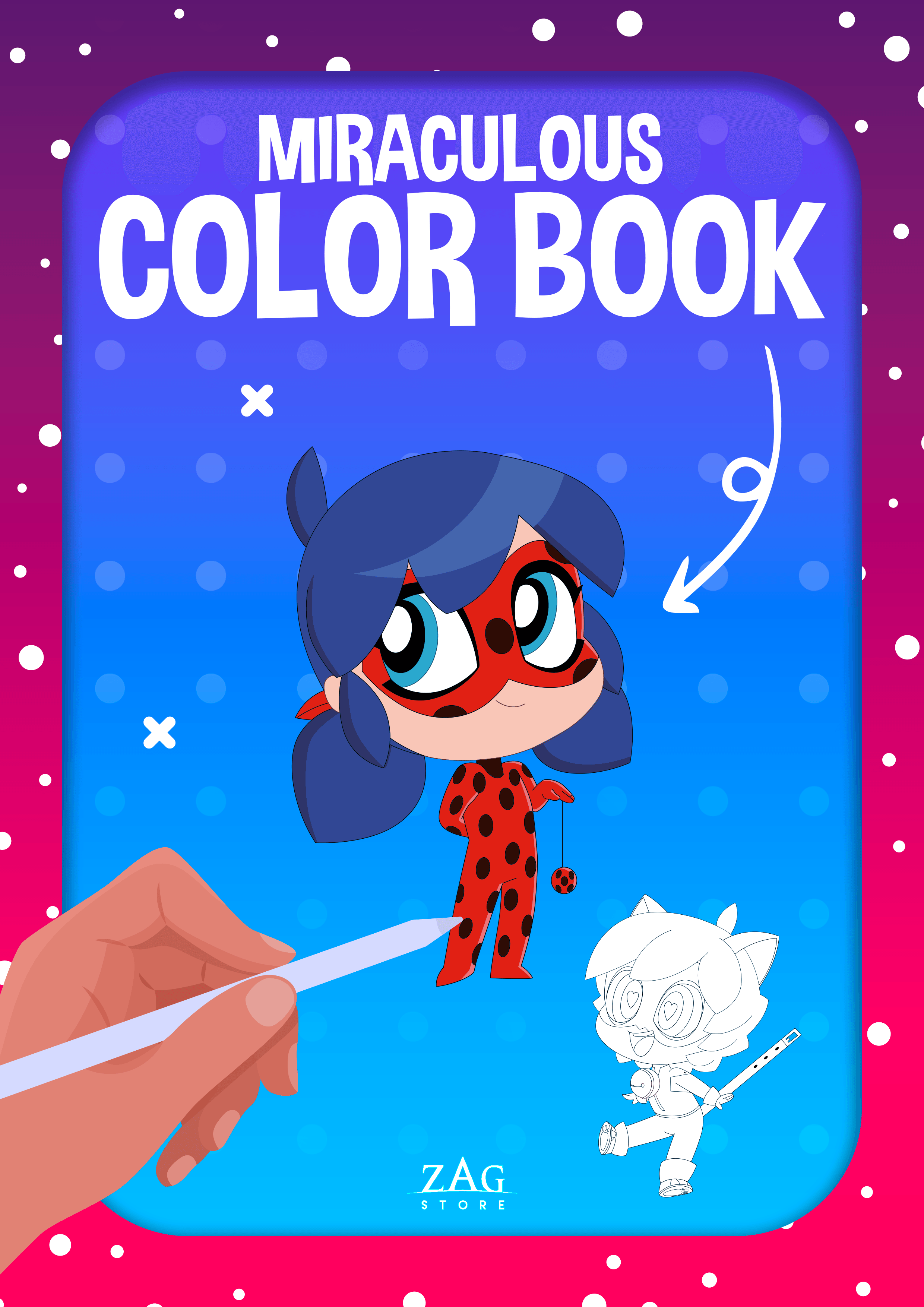 miraculous coloring book