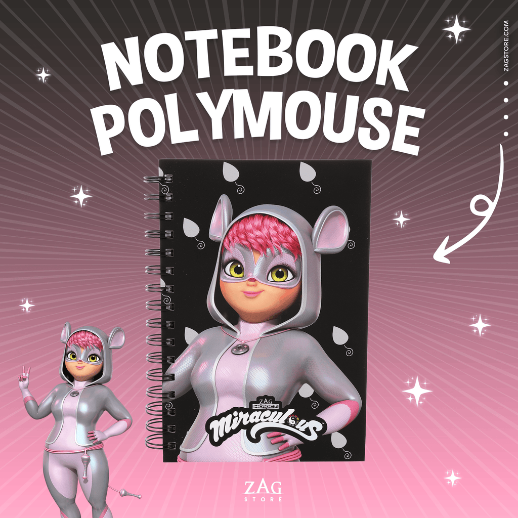 Super Heroes Notebook Polymouse | Zag Store