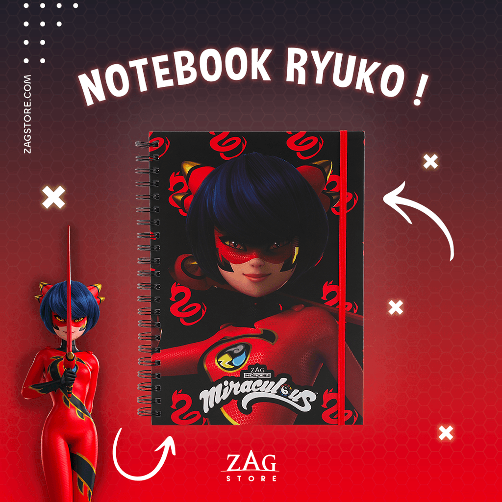Super Heroes Notebook Ryuko | Zag Store