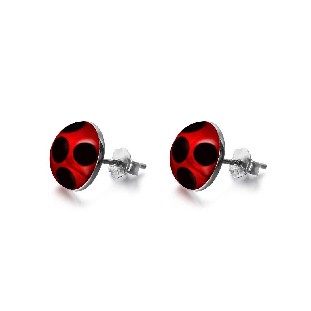 Miraculous Ladybug Earrings (STUDS) – Zag Store